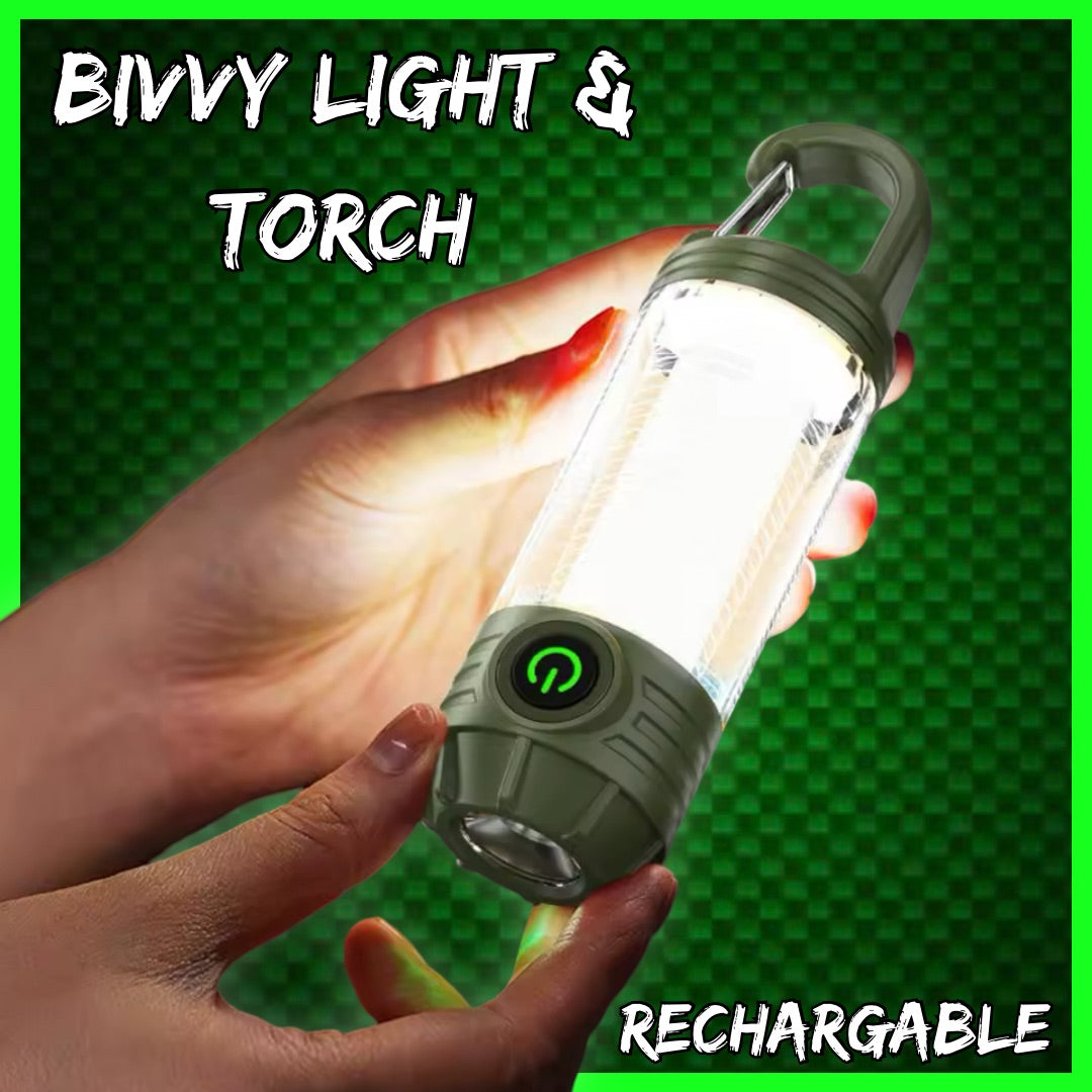 Compact Rechargeable Bivvy Light and Torch. – FiSH i UK