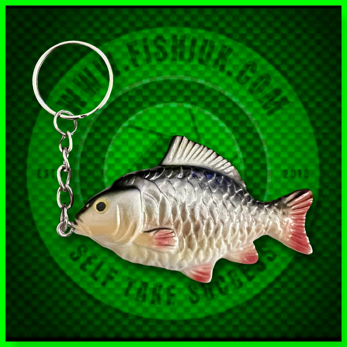 Common Carp Keyring.(Silver Version) – FiSH i TACKLE